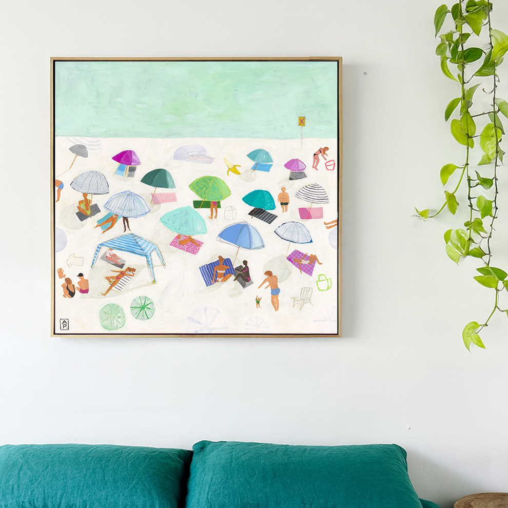 Beach Brollies - Limited Print – Anna Price Art Co.