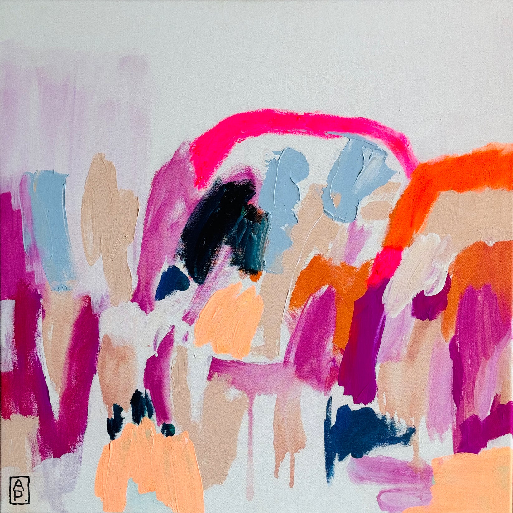 ORIGINAL: Lit Up – Anna Price Art Co.