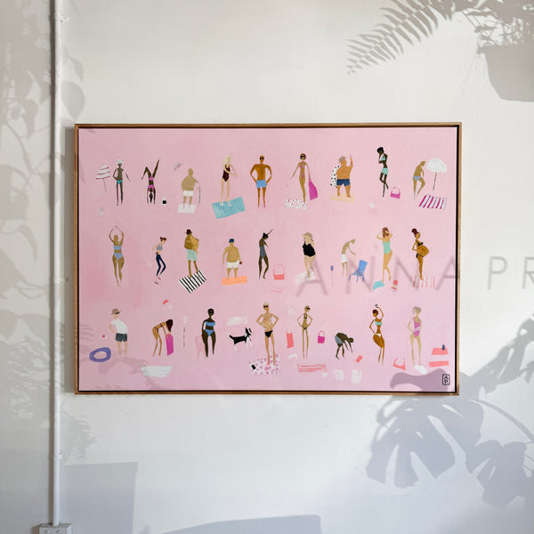 PINK PEOPLE - Art Print – Anna Price Art Co.