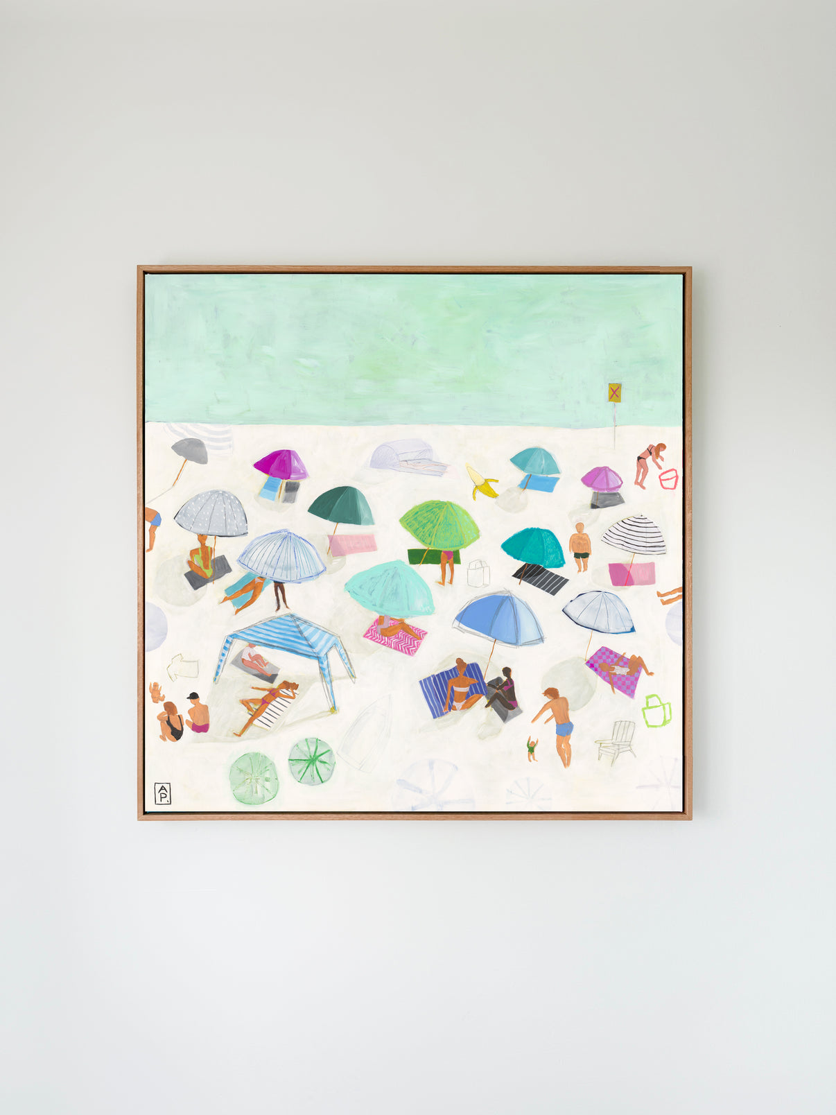 Beach Brollies - Limited Print – Anna Price Art Co.