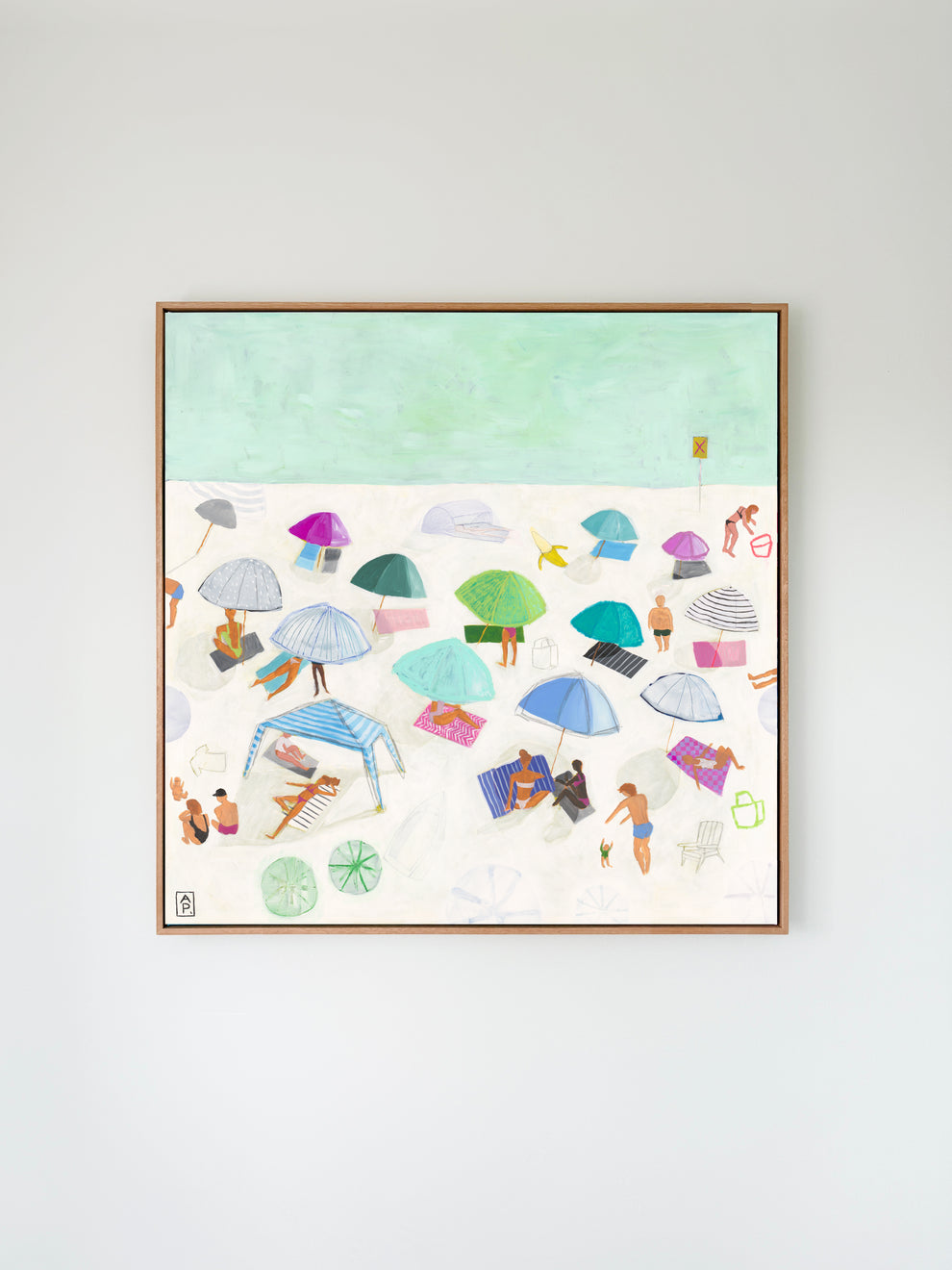 Beach Brollies - Limited Print – Anna Price Art Co.